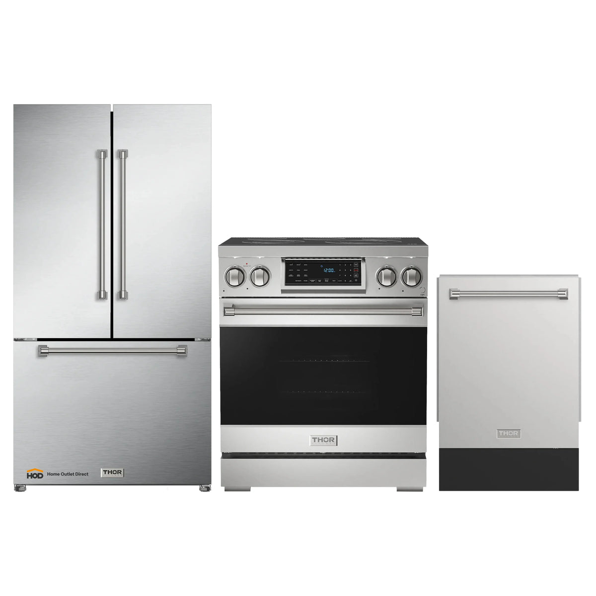 Thor Kitchen Gordon Ramsay 3-Piece Appliance Package - 30-Inch Electri ...