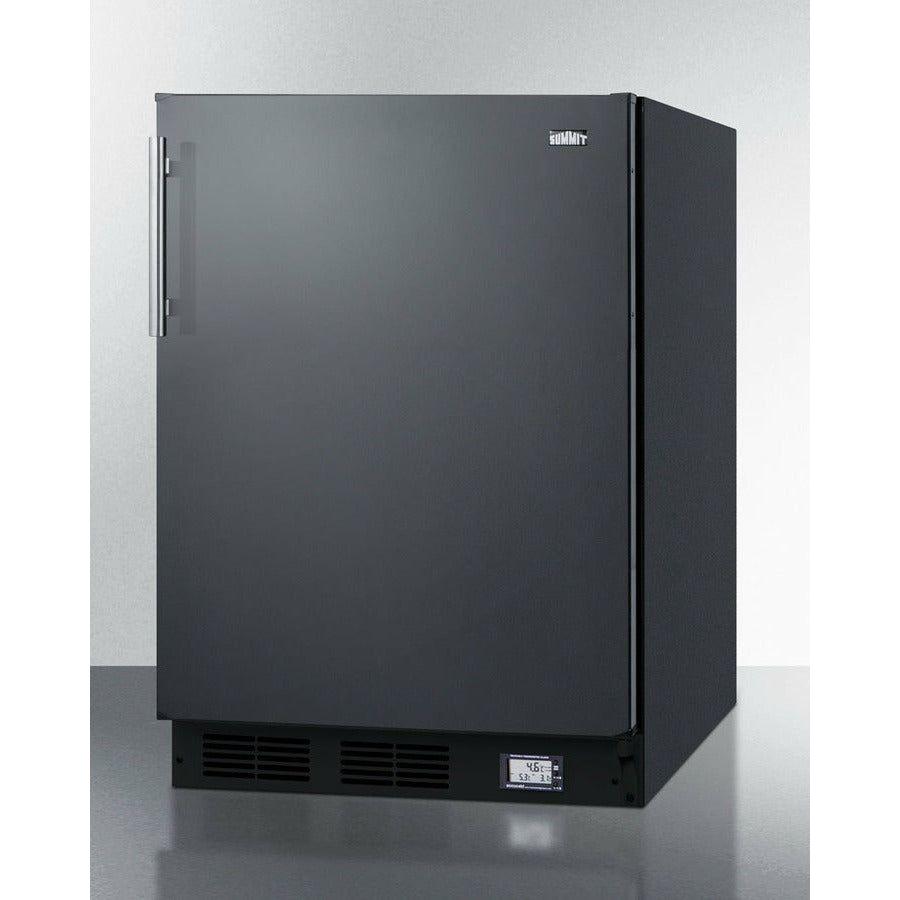 Summit 24 in. Counter Depth Compact Refrigerator with 5.1 cu. ft. Capa ...